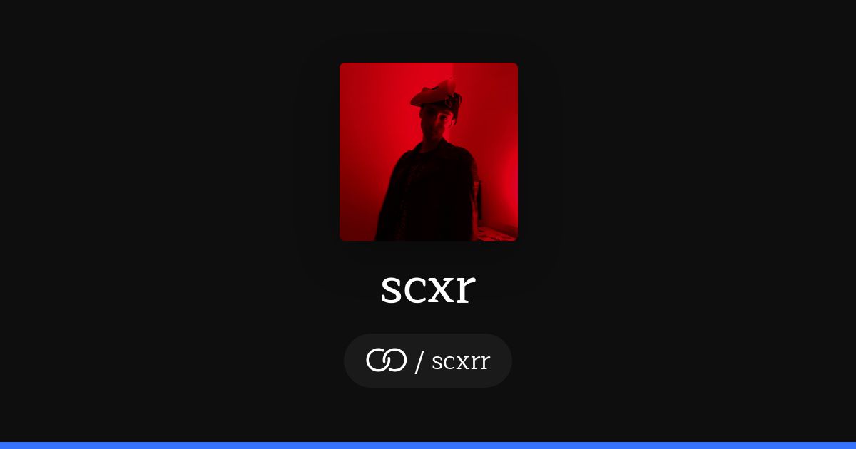 scxr (/scxrr) · solo.to