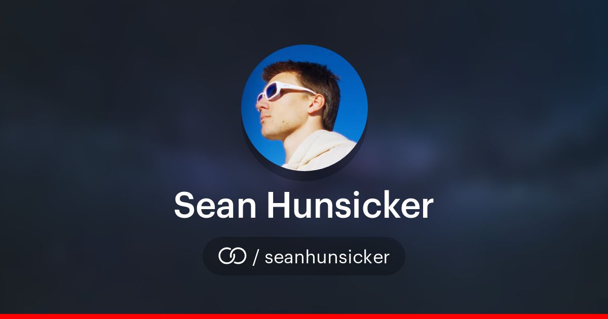 Sean Hunsicker (/seanhunsicker) · solo.to