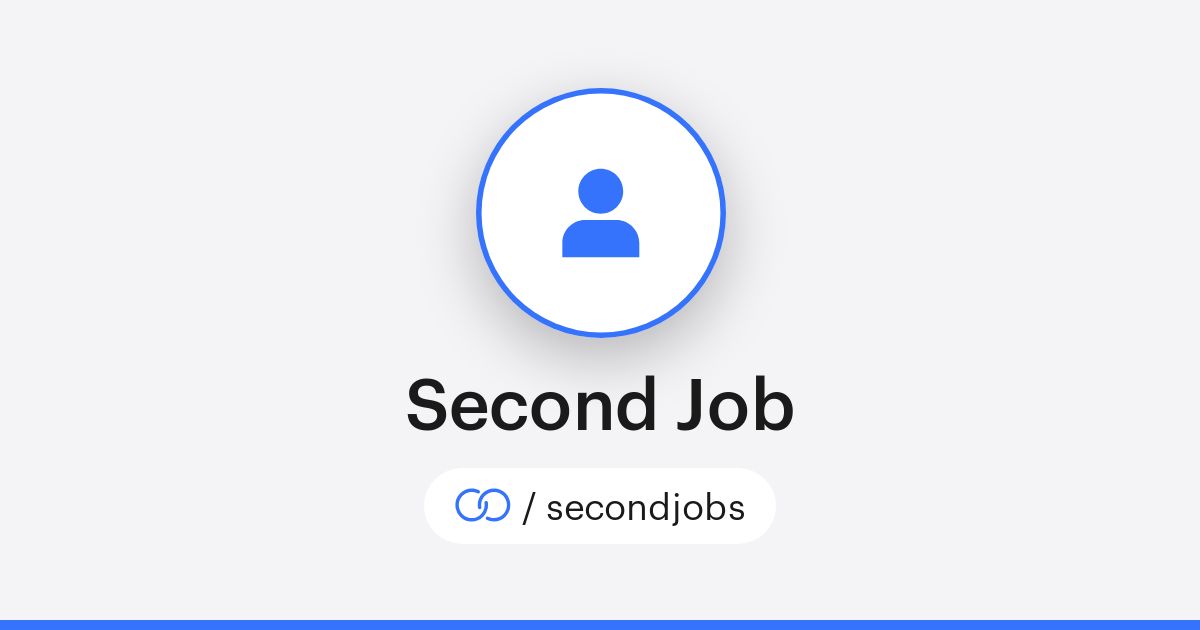 Second Job (/secondjobs) · solo.to