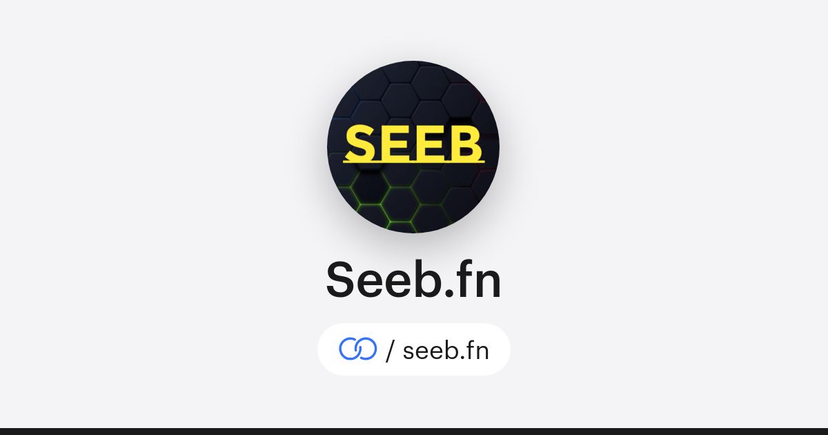 Seeb.fn · solo.to