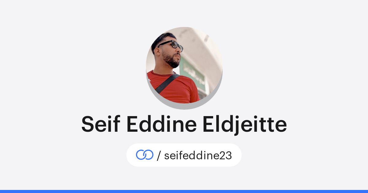 Seif Eddine Eldjeitte (/seifeddine23) · solo.to