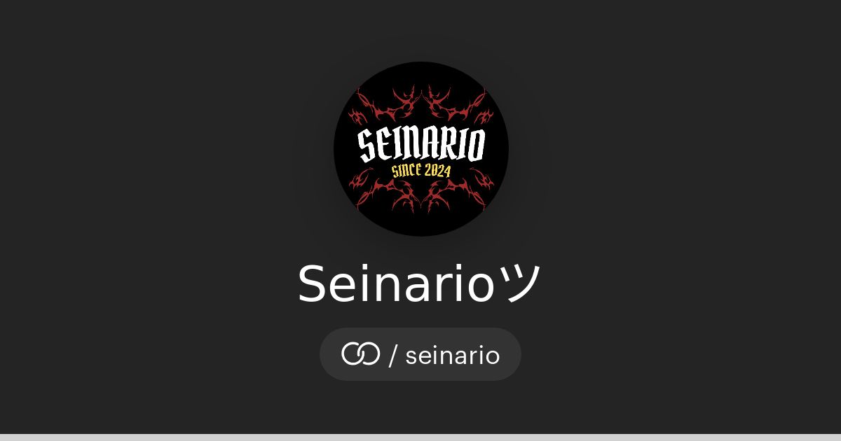 𝖲𝖾𝗂𝗇𝖺𝗋𝗂𝗈ツ (/seinario) · solo.to