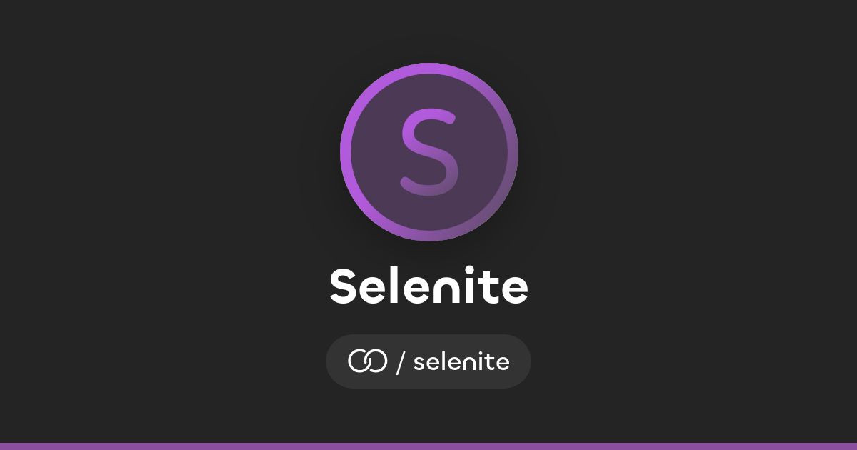 Selenite · solo.to