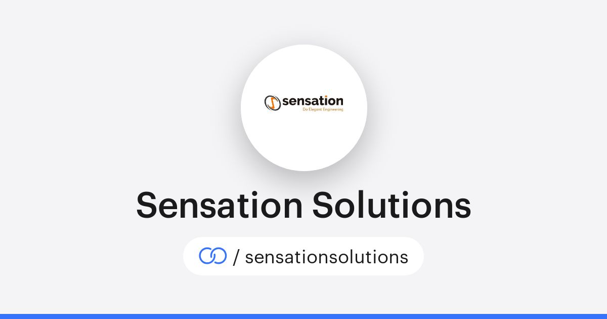 Sensation Solutions (/sensationsolutions) · solo.to