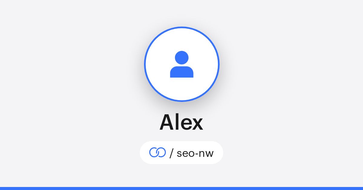 Alex (/seo-nw) · solo.to