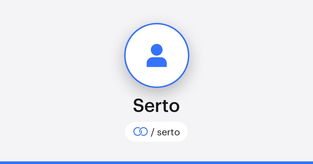 Serto · solo.to