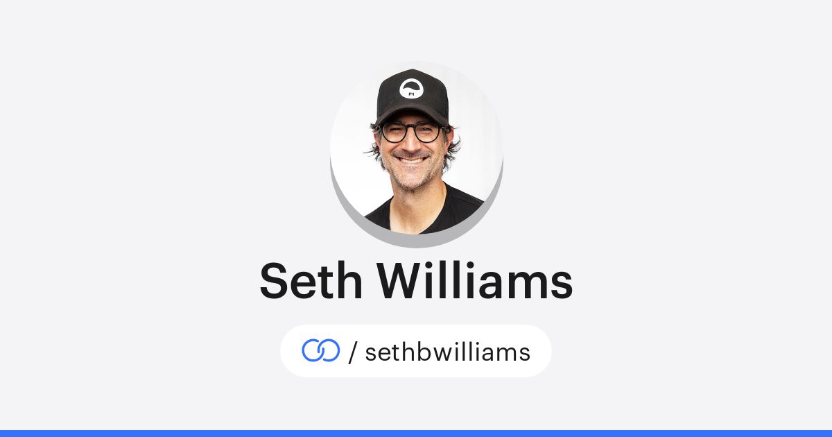 Seth Williams (/sethbwilliams) · solo.to