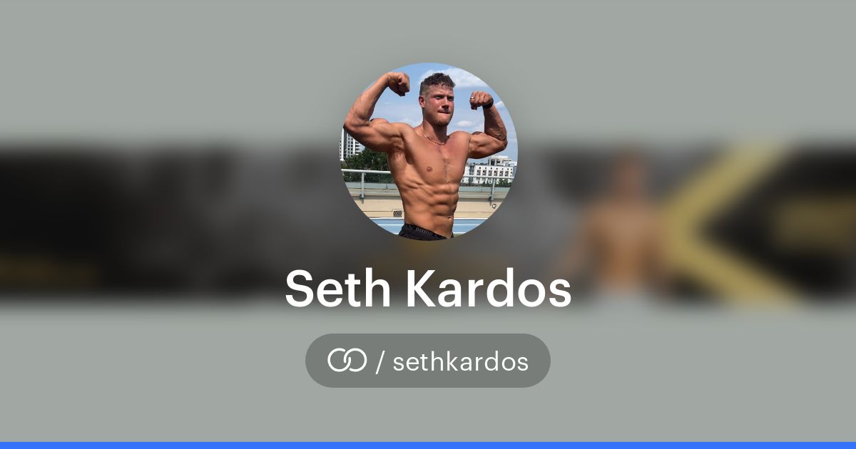 Seth Kardos (/sethkardos) · solo.to