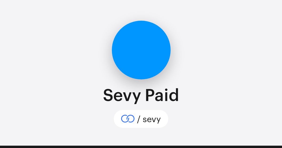 Sevy Paid (/sevy) · solo.to