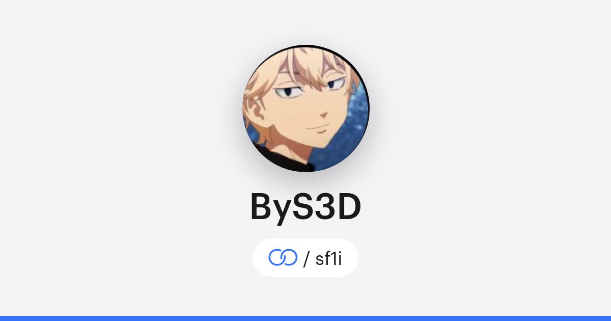 ByS3D (/sf1i) · solo.to