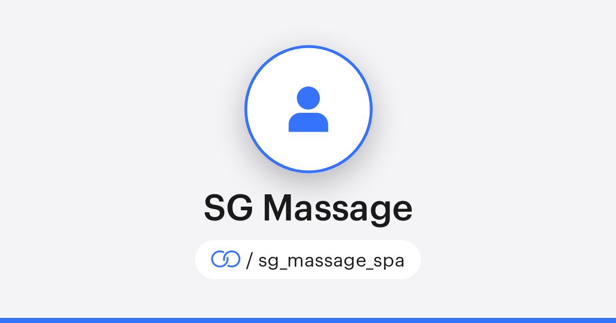 SG Massage (/sg_massage_spa) · solo.to