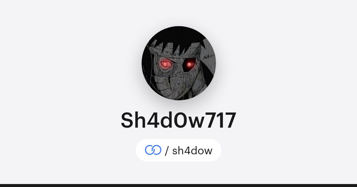 Sh4d0w717 (/sh4dow) · solo.to
