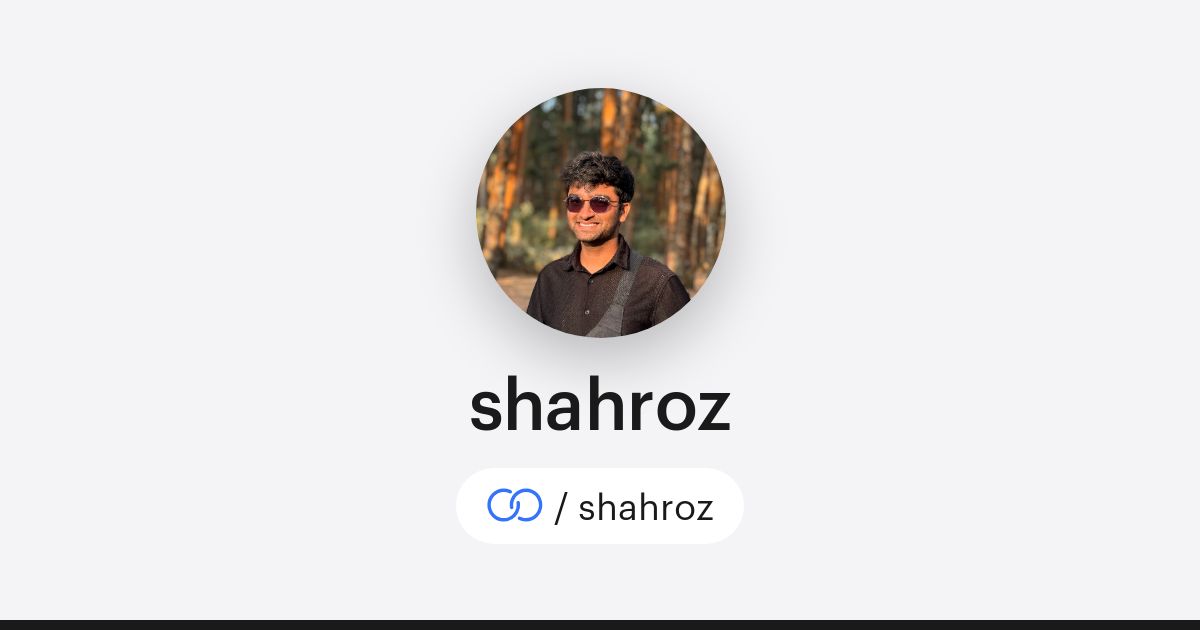 shahroz · solo.to