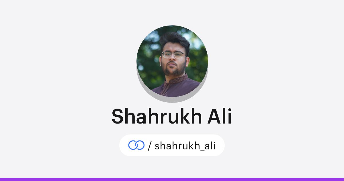 Shahrukh Ali (/shahrukh_ali) · solo.to