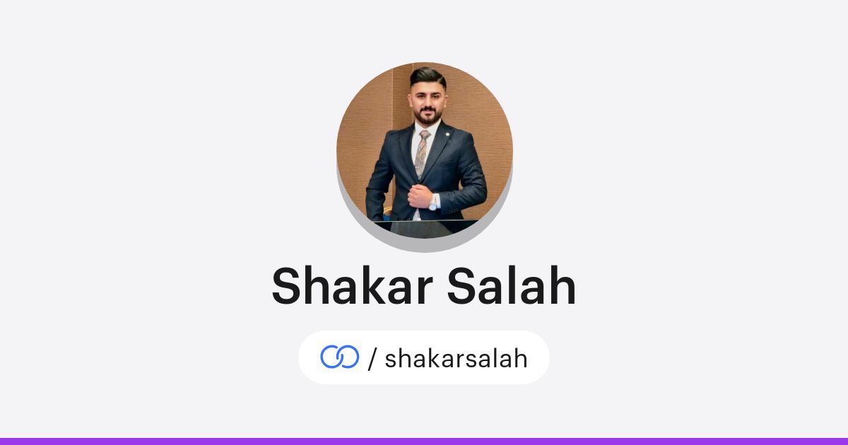 Shakar Salah (/shakarsalah) · solo.to