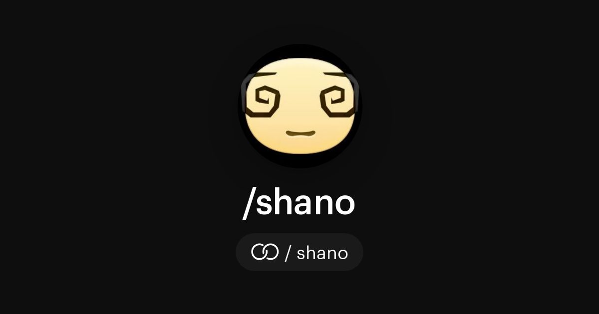 /shano · solo.to