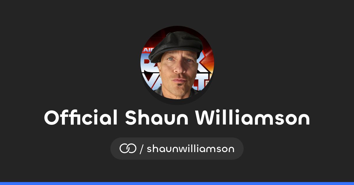 Official Shaun Williamson (/shaunwilliamson) · solo.to