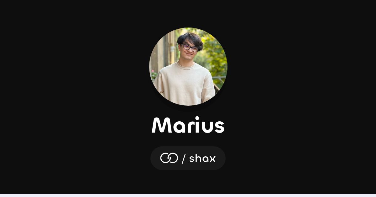 Marius (/shax) · solo.to