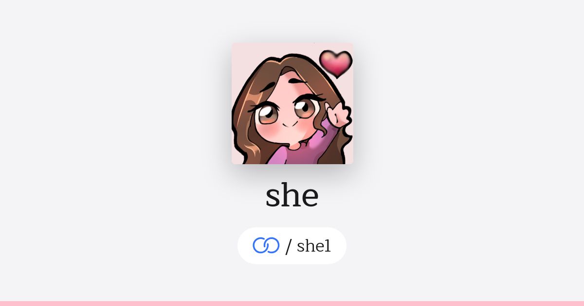 she (/she1) · solo.to