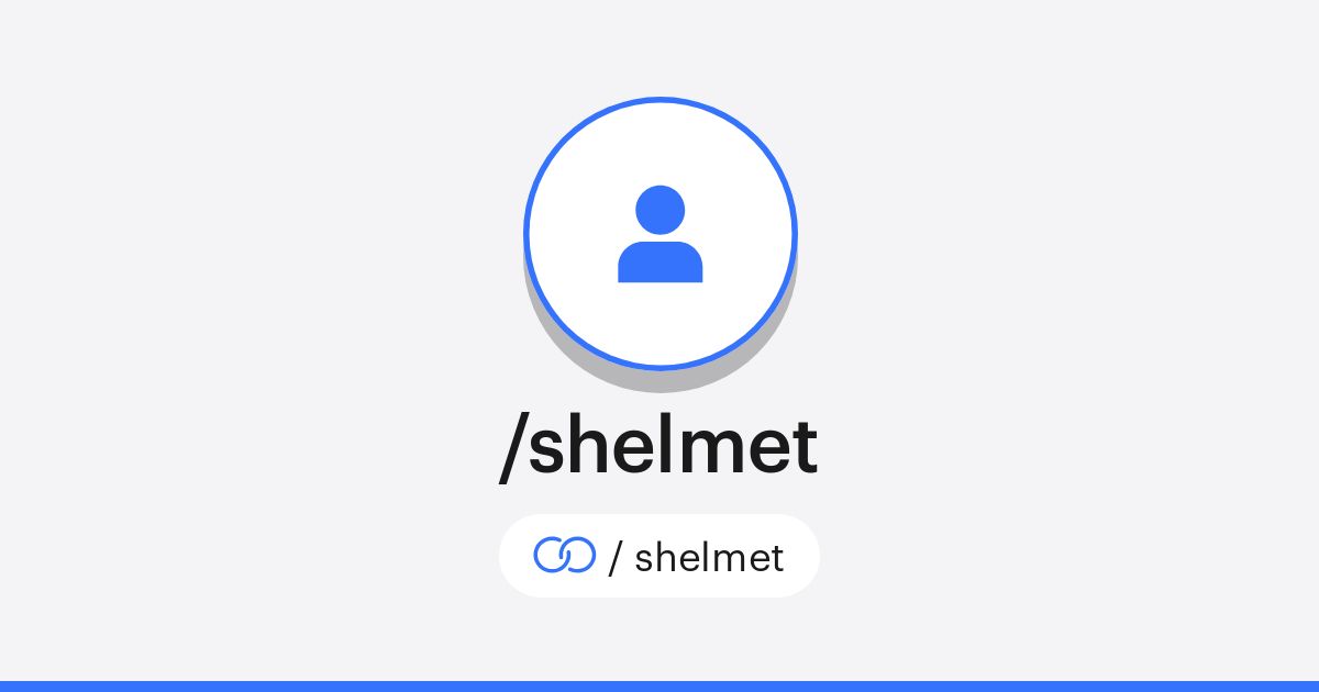 /shelmet · solo.to