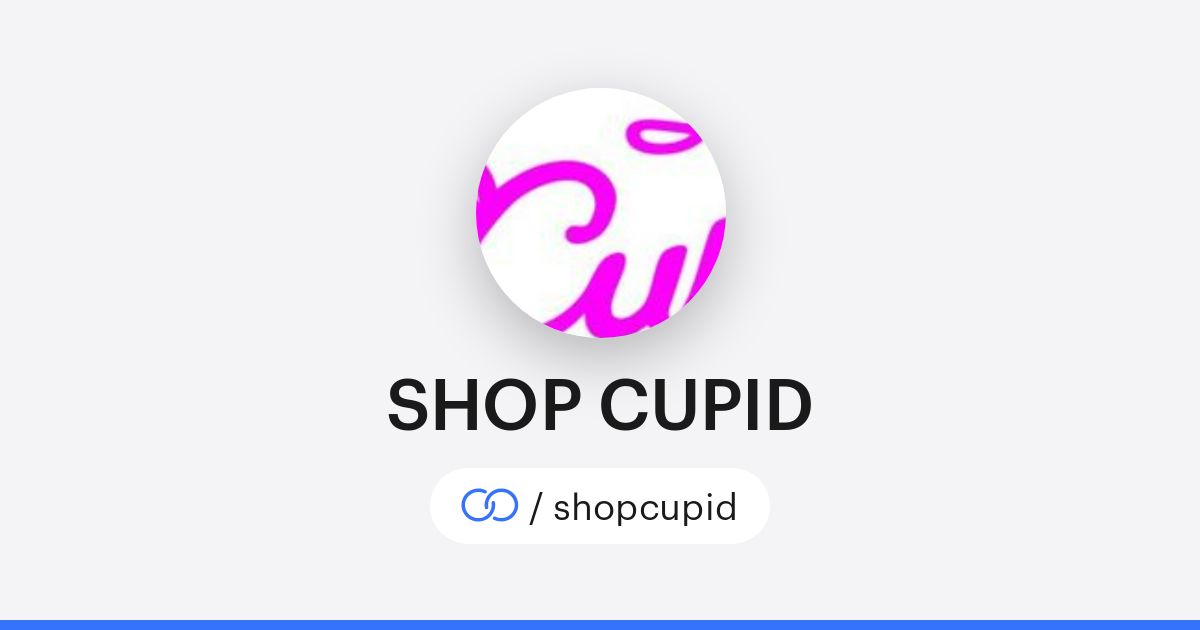 SHOP CUPID (/shopcupid) · solo.to