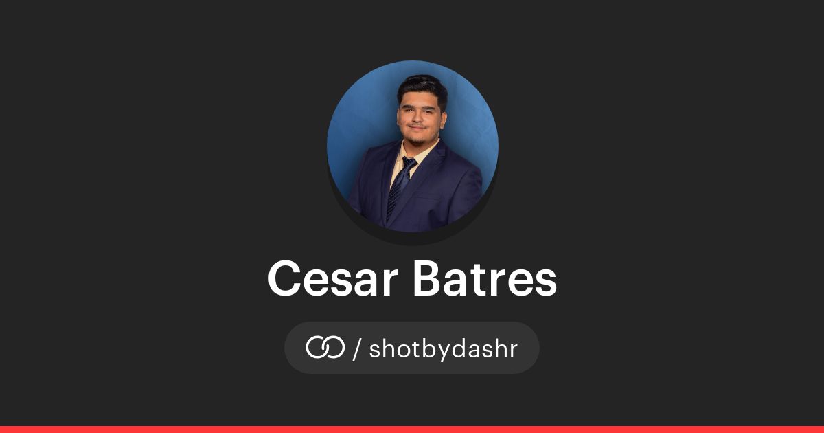 Cesar Batres (/shotbydashr) · solo.to