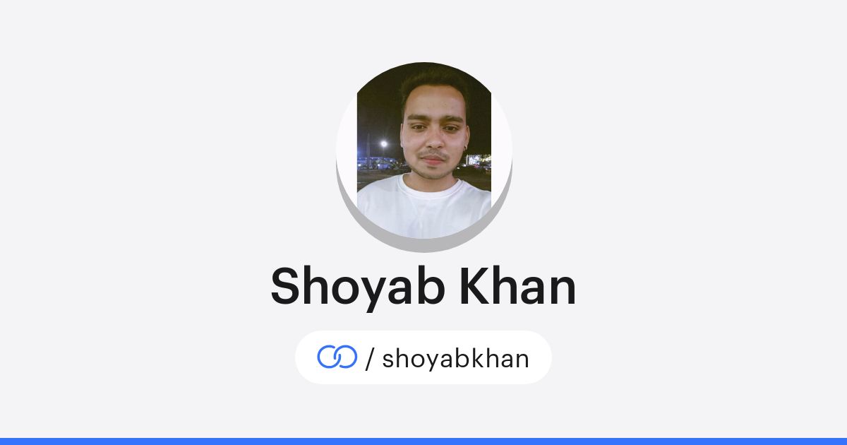 Shoyab Khan (/shoyabkhan) · solo.to