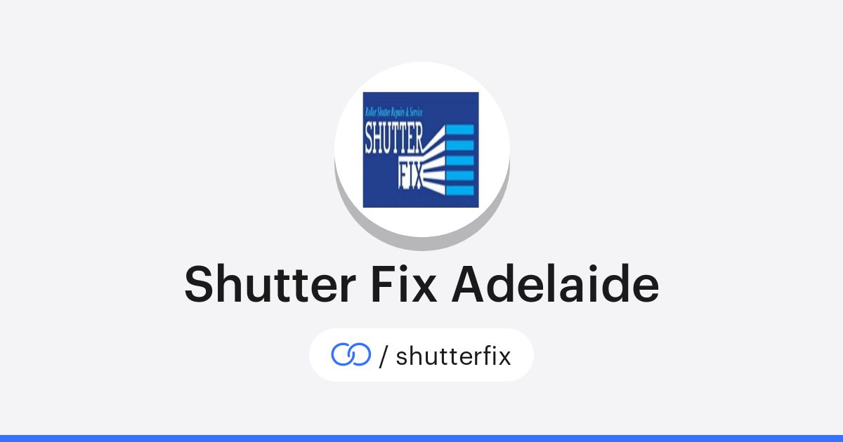 Shutter Fix Adelaide (/shutterfix) · solo.to
