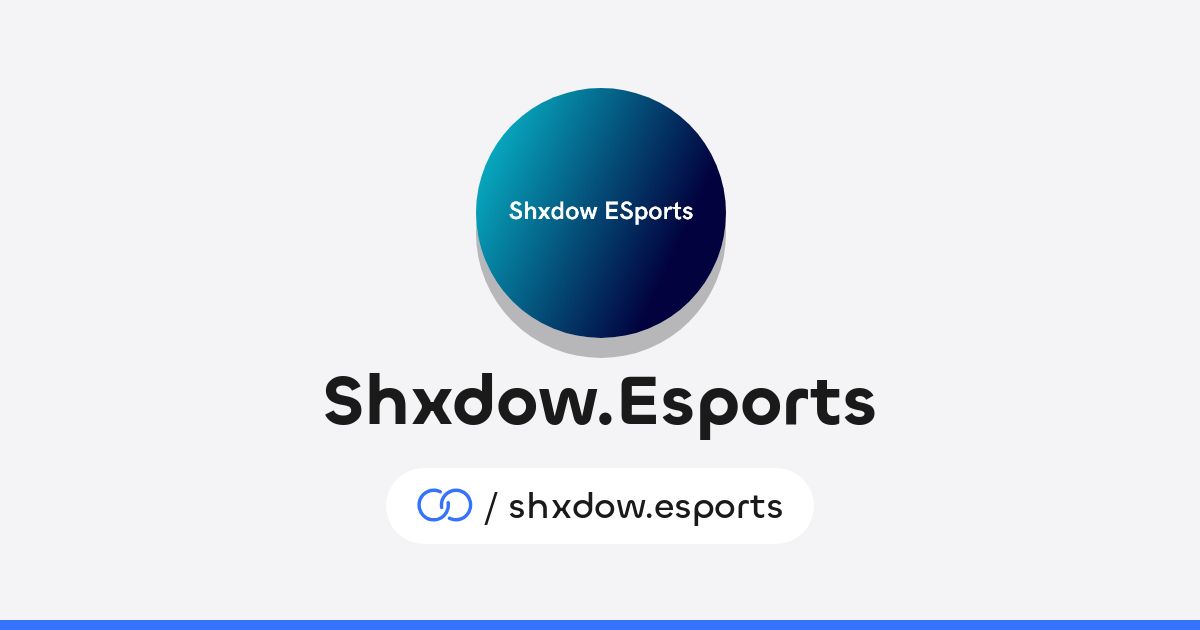 Shxdow.Esports · solo.to