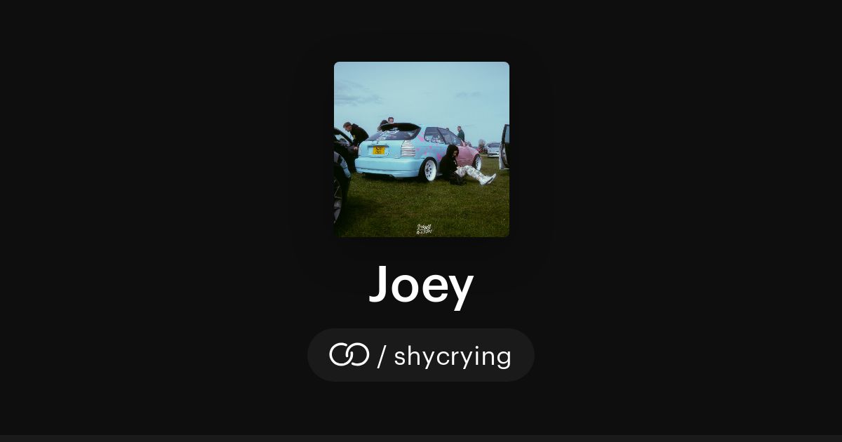 Joey (/shycrying) · solo.to