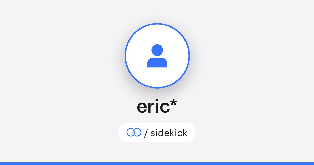 eric* (/sidekick) · solo.to