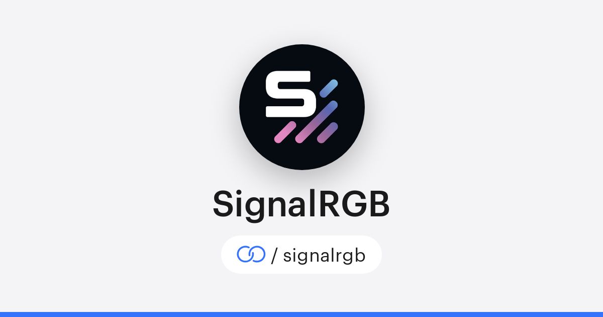 SignalRGB · solo.to