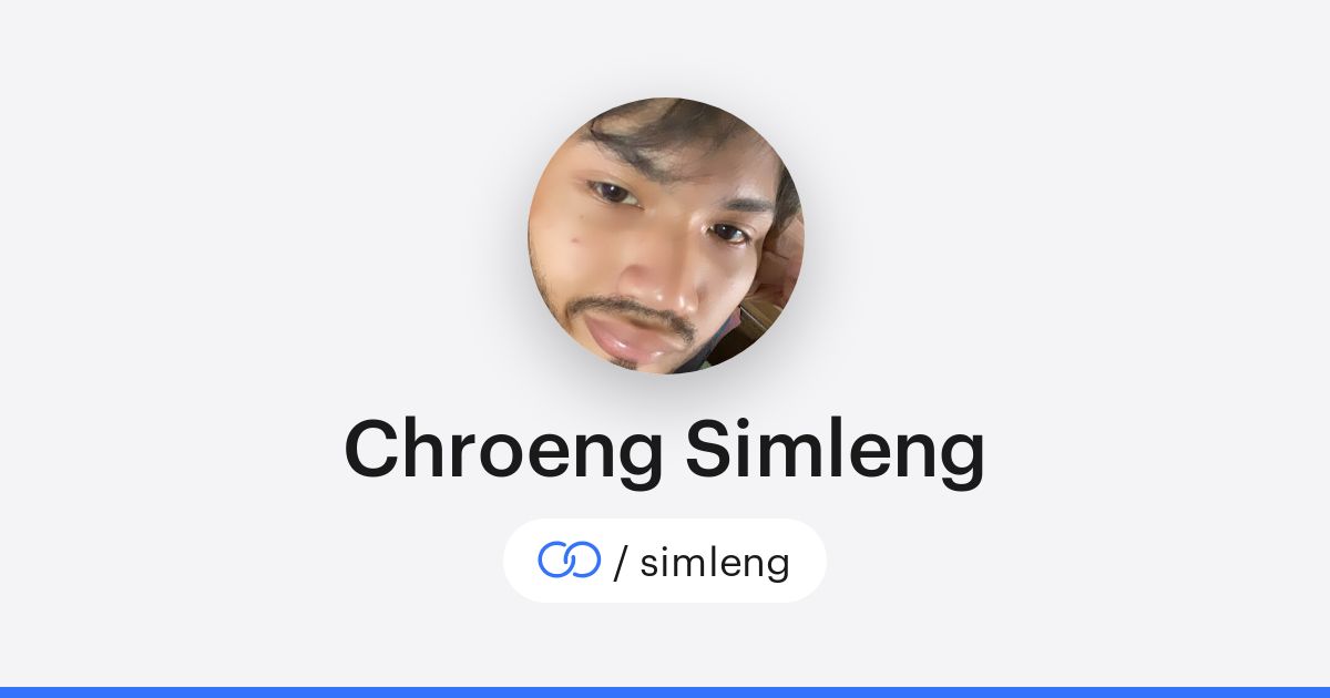 Chroeng Simleng (/simleng) · solo.to