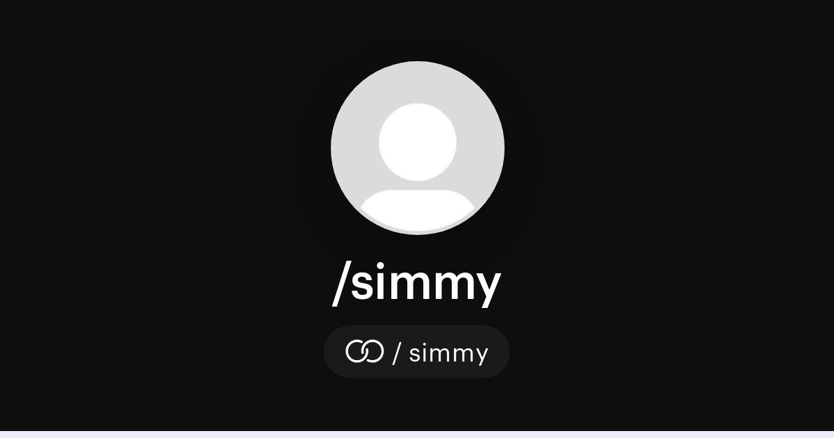 /simmy · solo.to