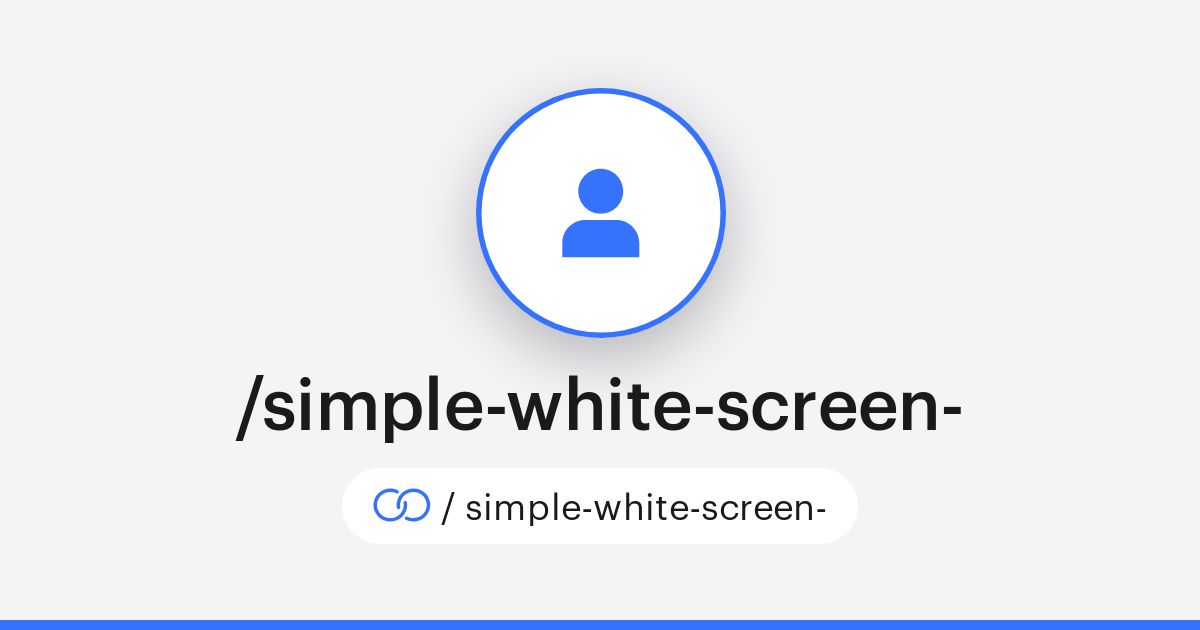 /simple-white-screen- · solo.to