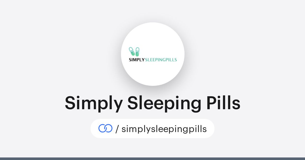 Simply Sleeping Pills (/simplysleepingpills) · solo.to