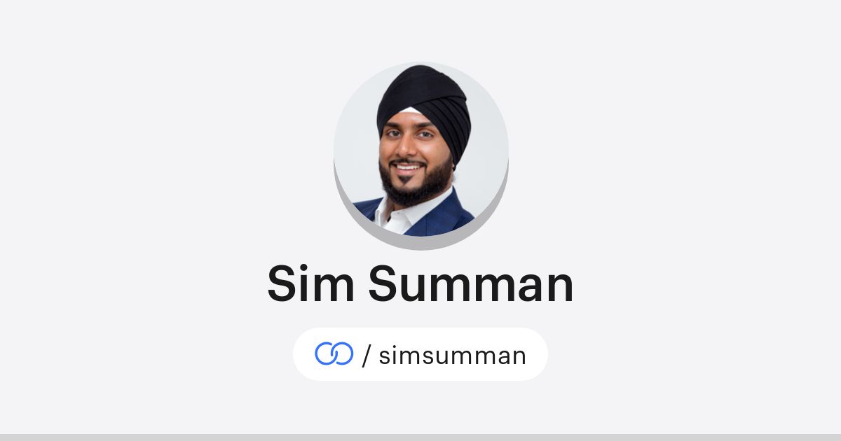 Sim Summan (/simsumman) · solo.to