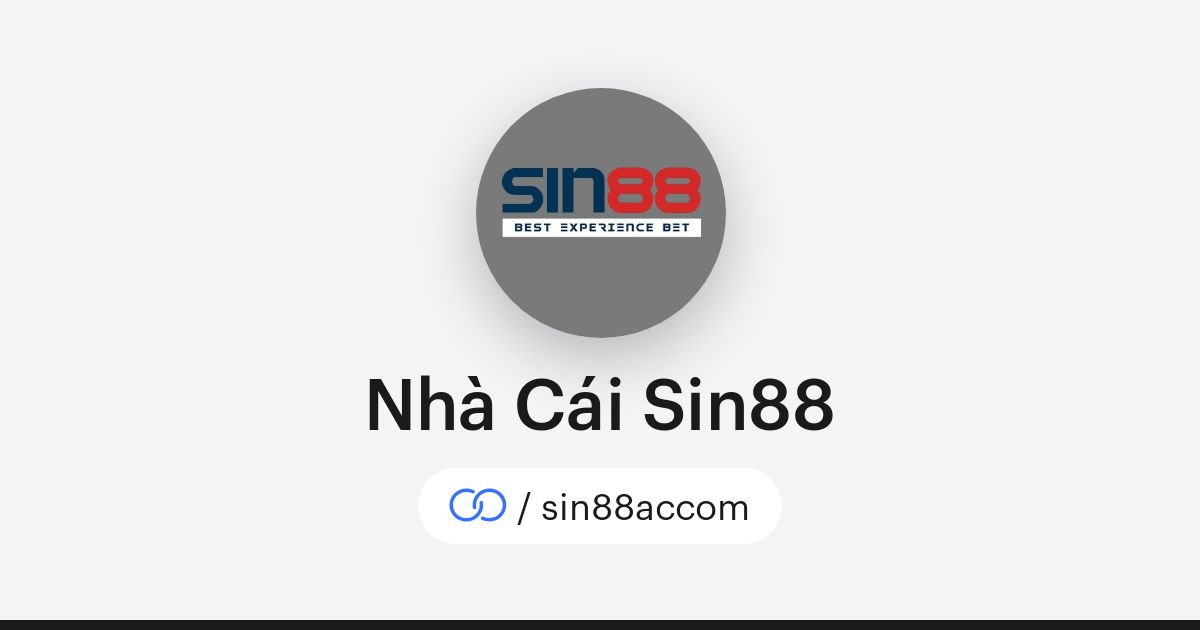 Nhà Cái Sin88 (/sin88accom) · solo.to