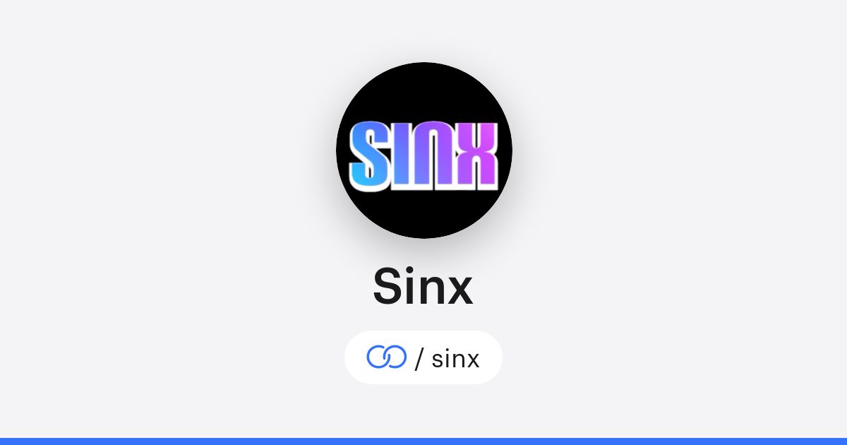 Sinx (/sinx) · solo.to