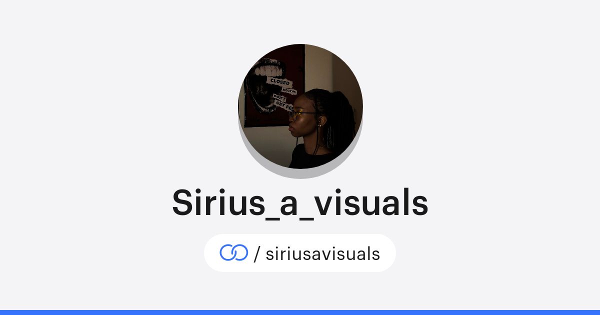 Sirius_a_visuals (/siriusavisuals) · solo.to