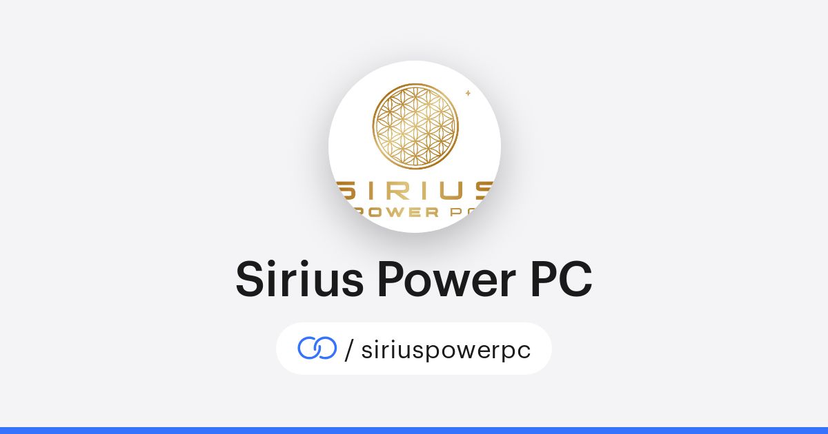 Sirius Power PC (/siriuspowerpc) · solo.to