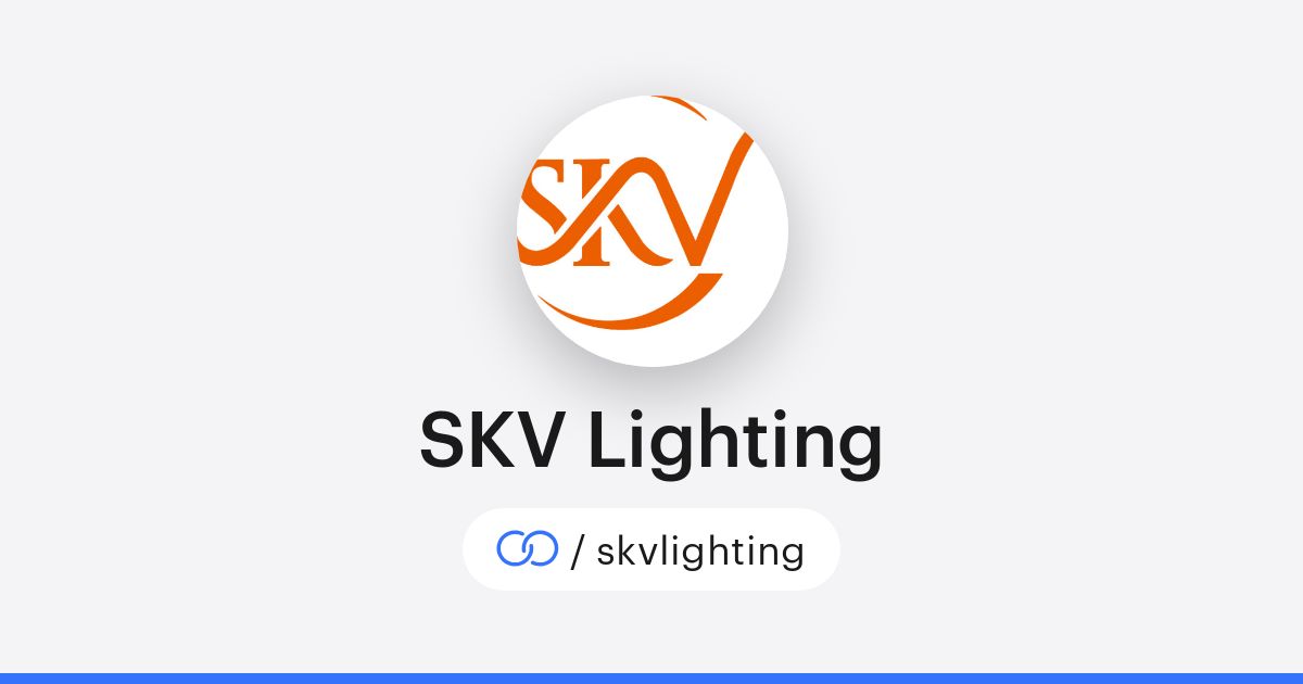 SKV Lighting (/skvlighting) · solo.to