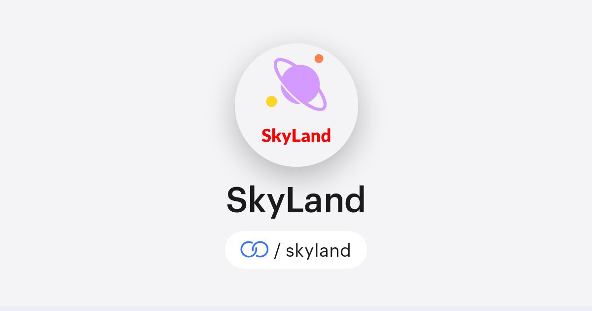 SkyLand · solo.to