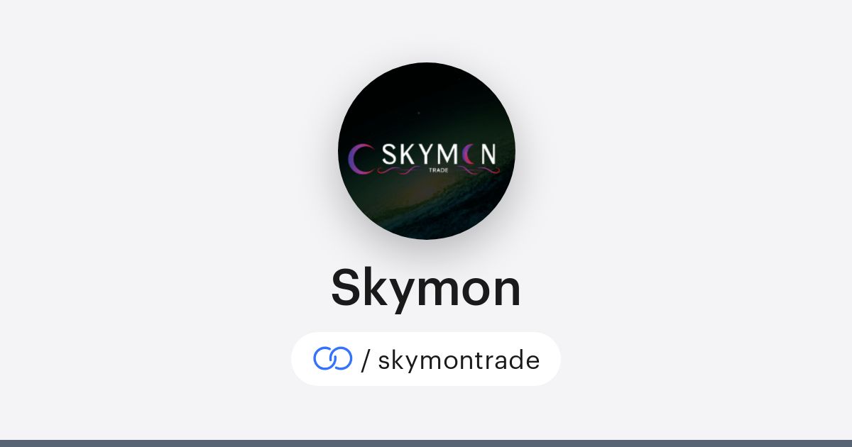 Skymon (/skymontrade) · solo.to