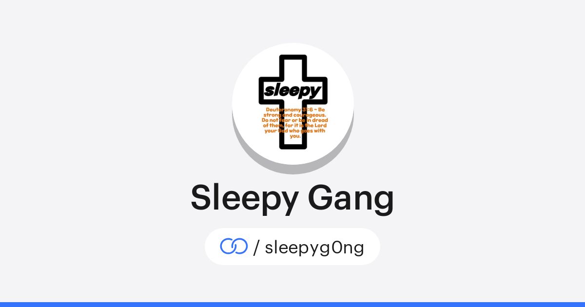 Sleepy Gang (/sleepyg0ng) · solo.to