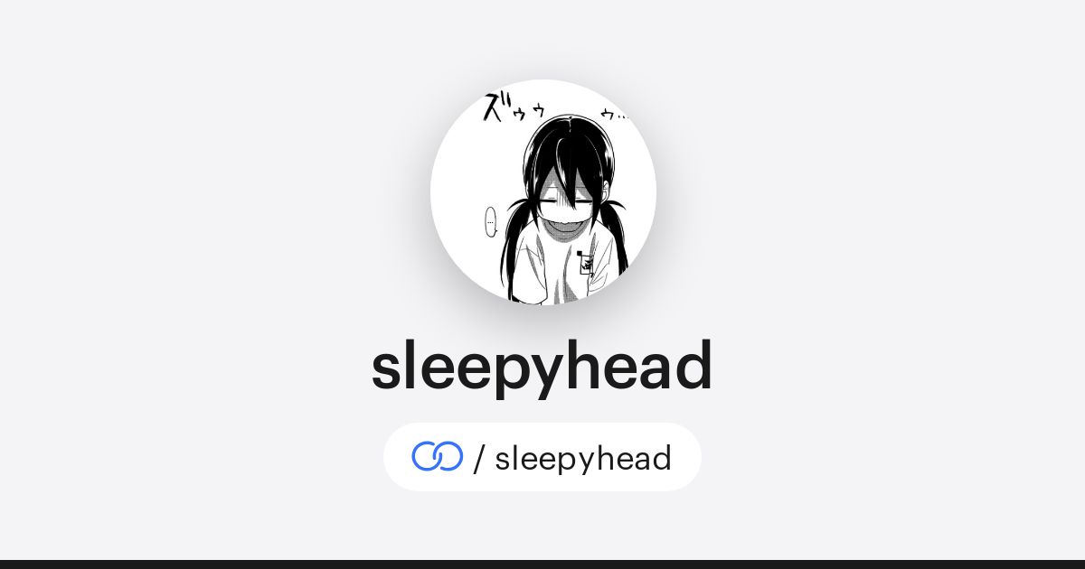 sleepyhead · solo.to