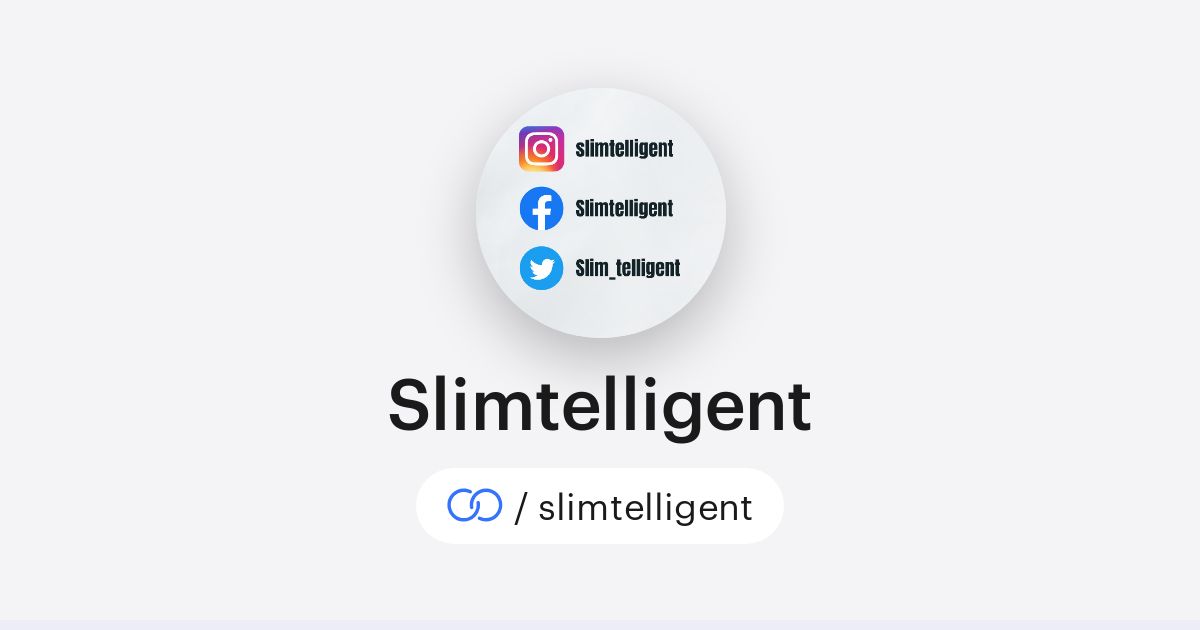 Slimtelligent · solo.to