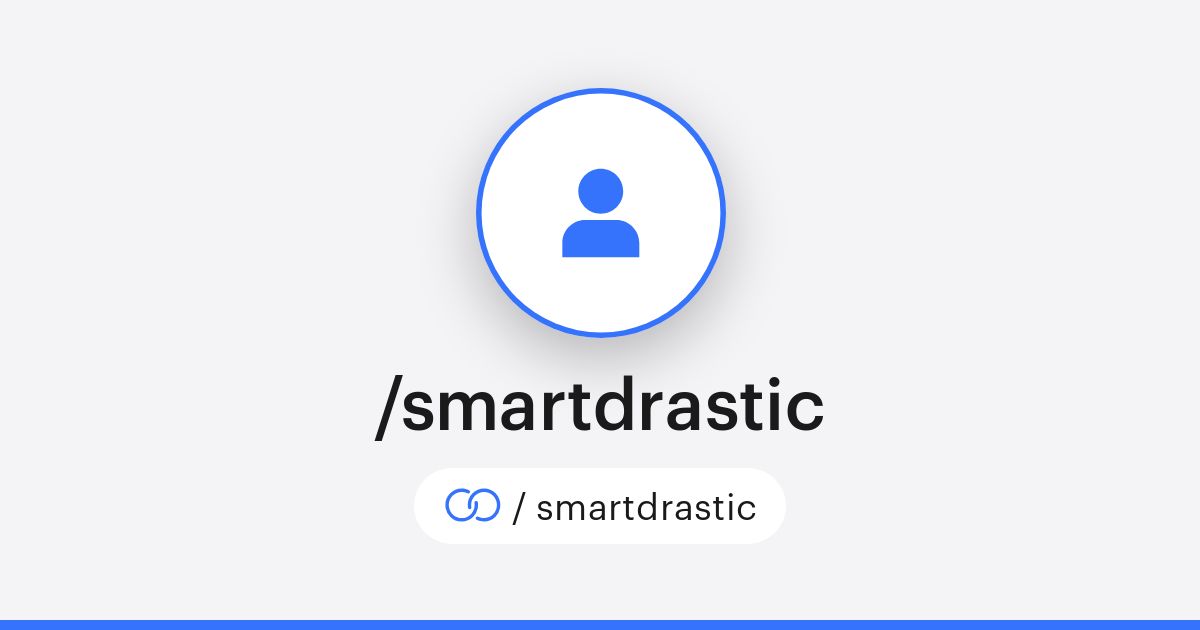/smartdrastic · solo.to