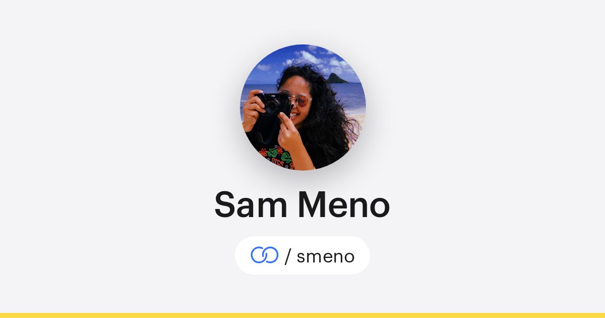 Sam Meno (/smeno) · solo.to