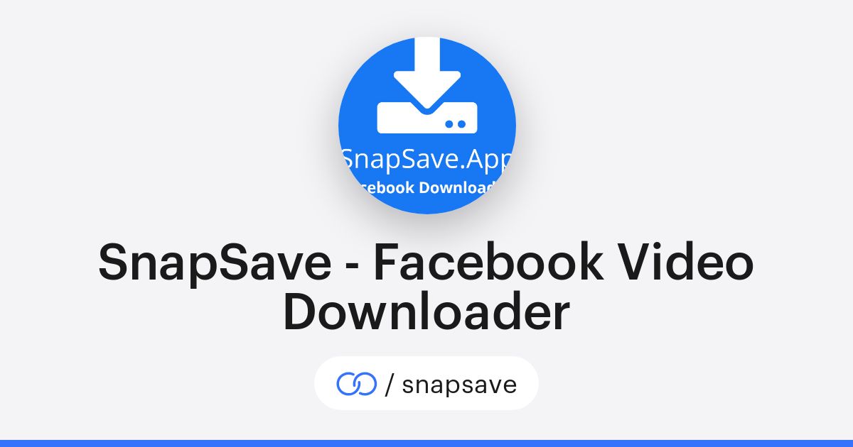 SnapSave - Facebook Video Downloader (/snapsave) · solo.to